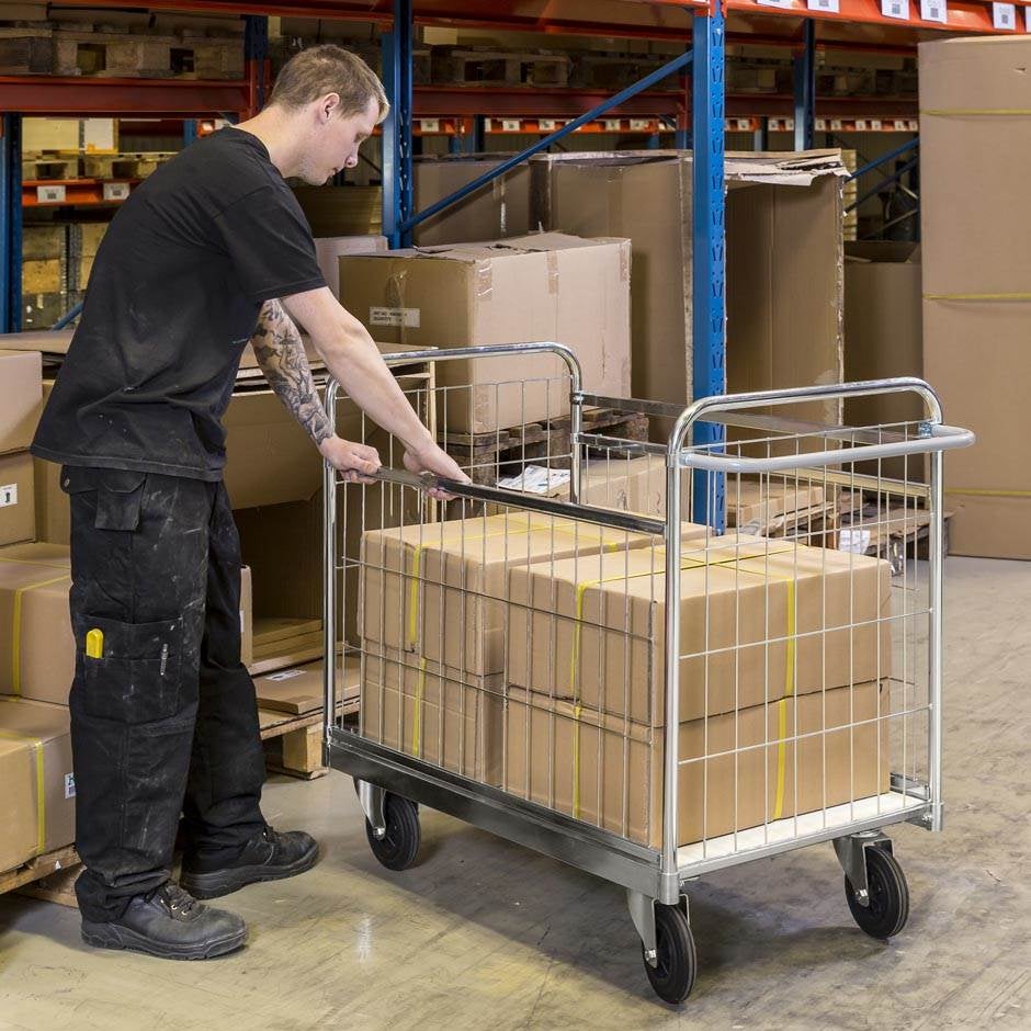 Paketvagn Flex 300, 1590 x 650 x 1025, kap. 300 kg, avtagbara ...