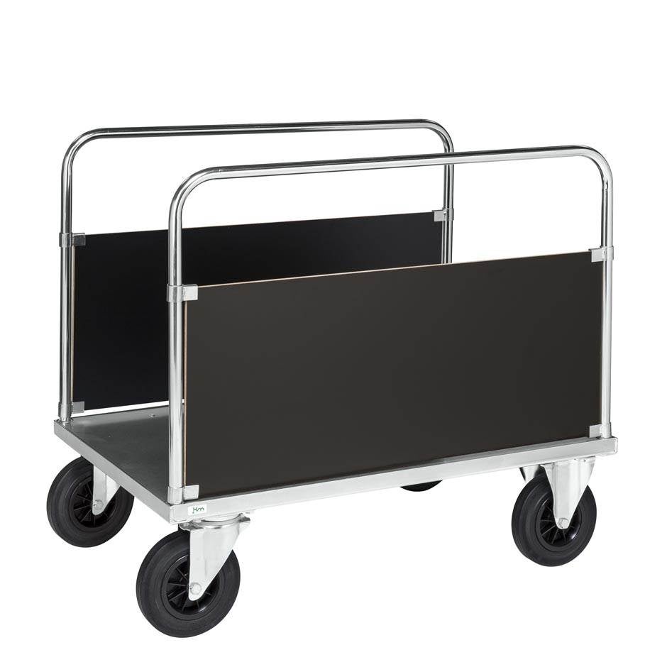 Vagn Brad, gavlar långsidor, 1200x800x900 mm, kap. 500 kg, elförz./galv