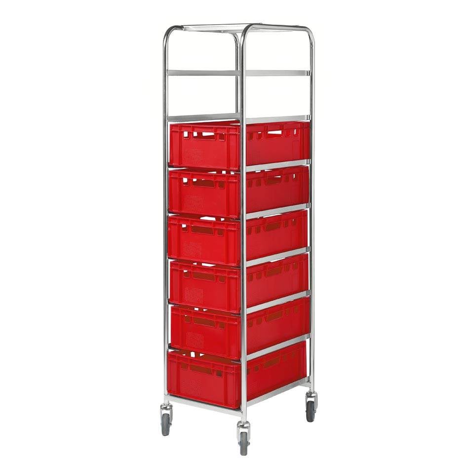 Backvagn Walter, 8 plan, 460 x 590 x 1880 mm, kap. 150 kg, elförzinkad ...